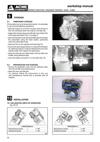 Acme a349 a360 manuel atelier (lombardini im) | PDF