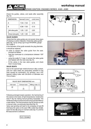 Acme a349 a360 manuel atelier (lombardini im) | PDF