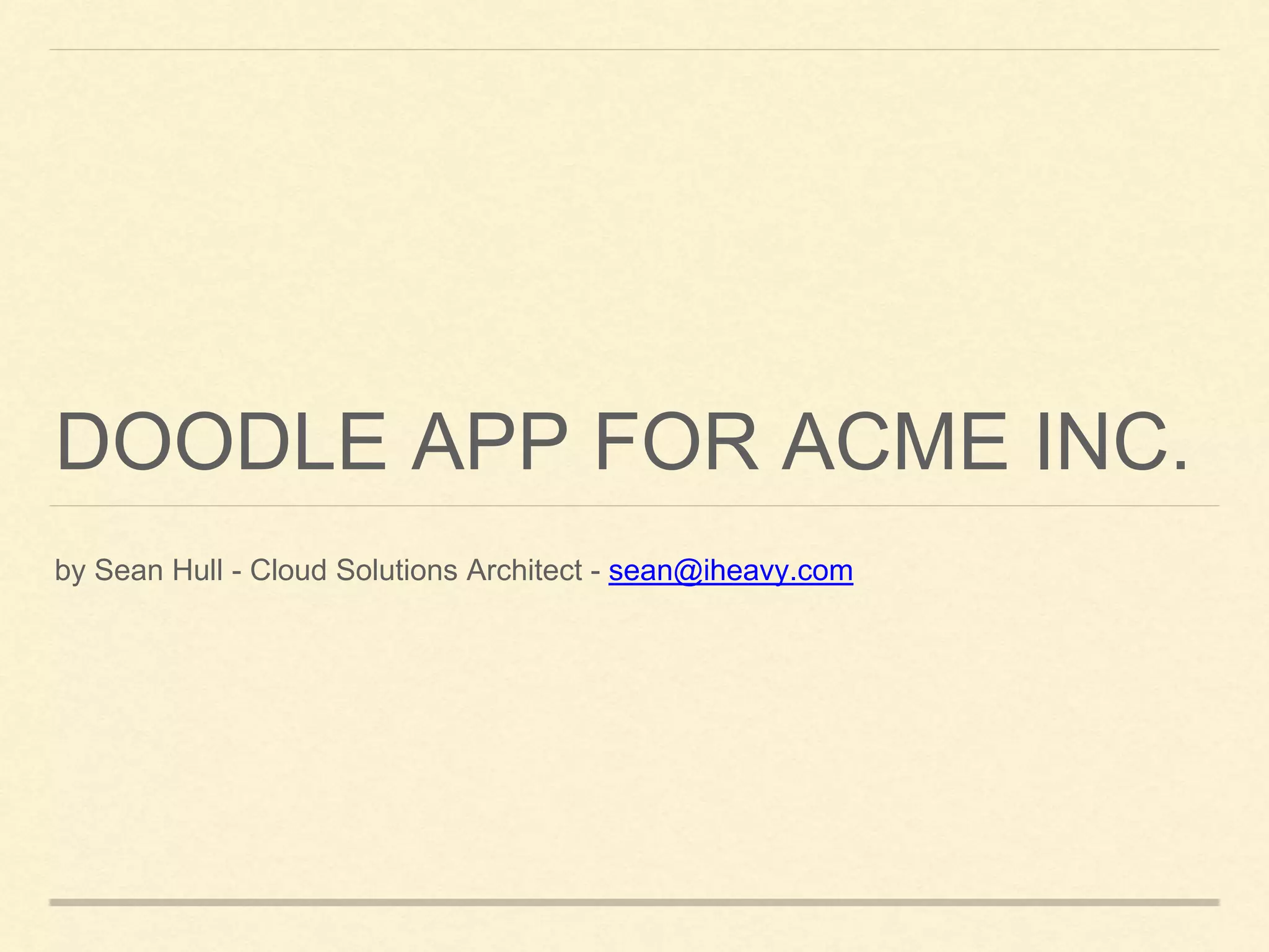 Acme mobile app | PPT