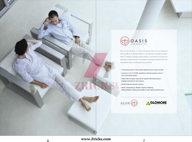 Acme Oasis Brochure - Zricks.com