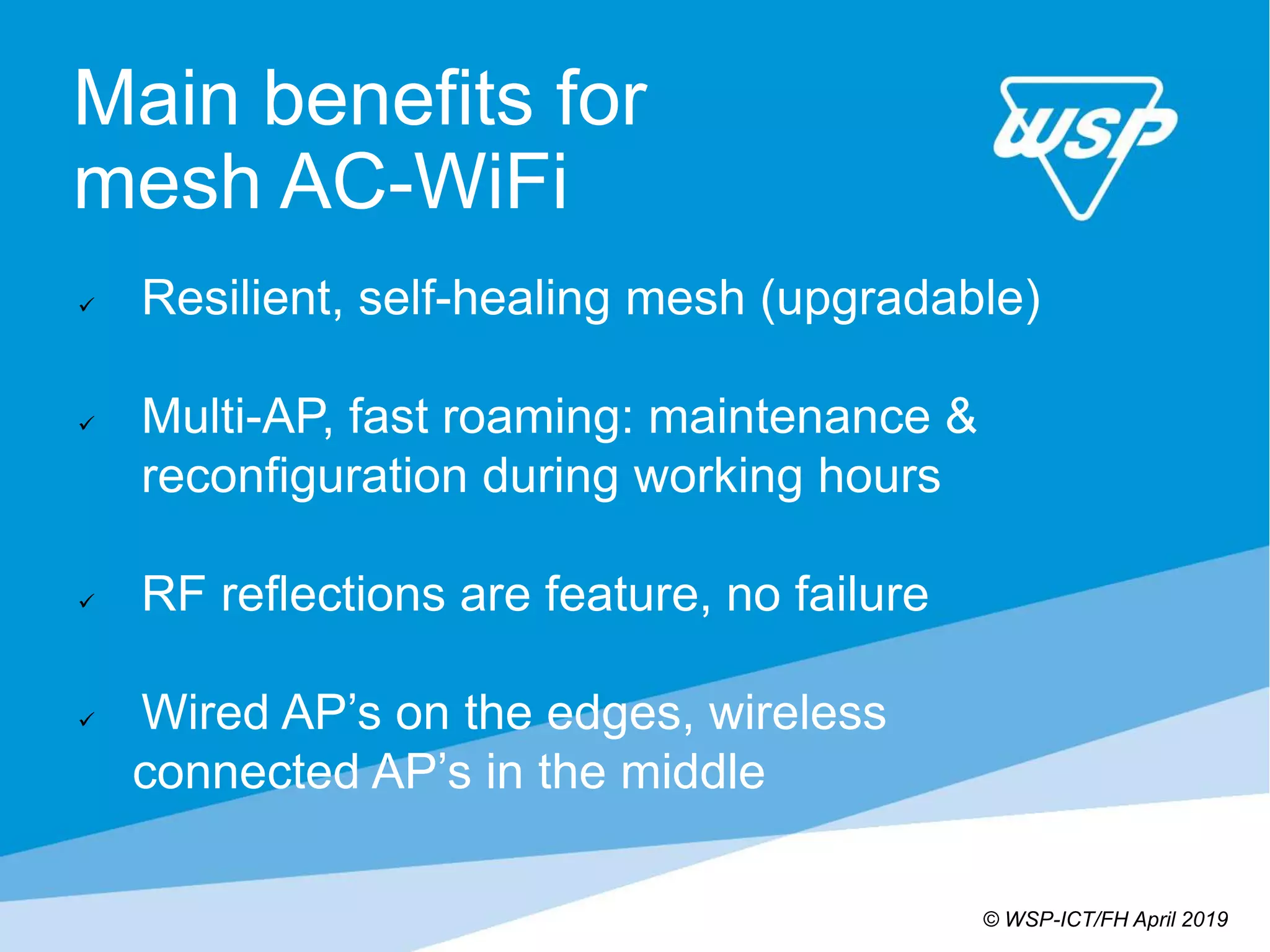 Dual band IEEE 802.11s Mesh WiFi for Industrial IoT | PPT