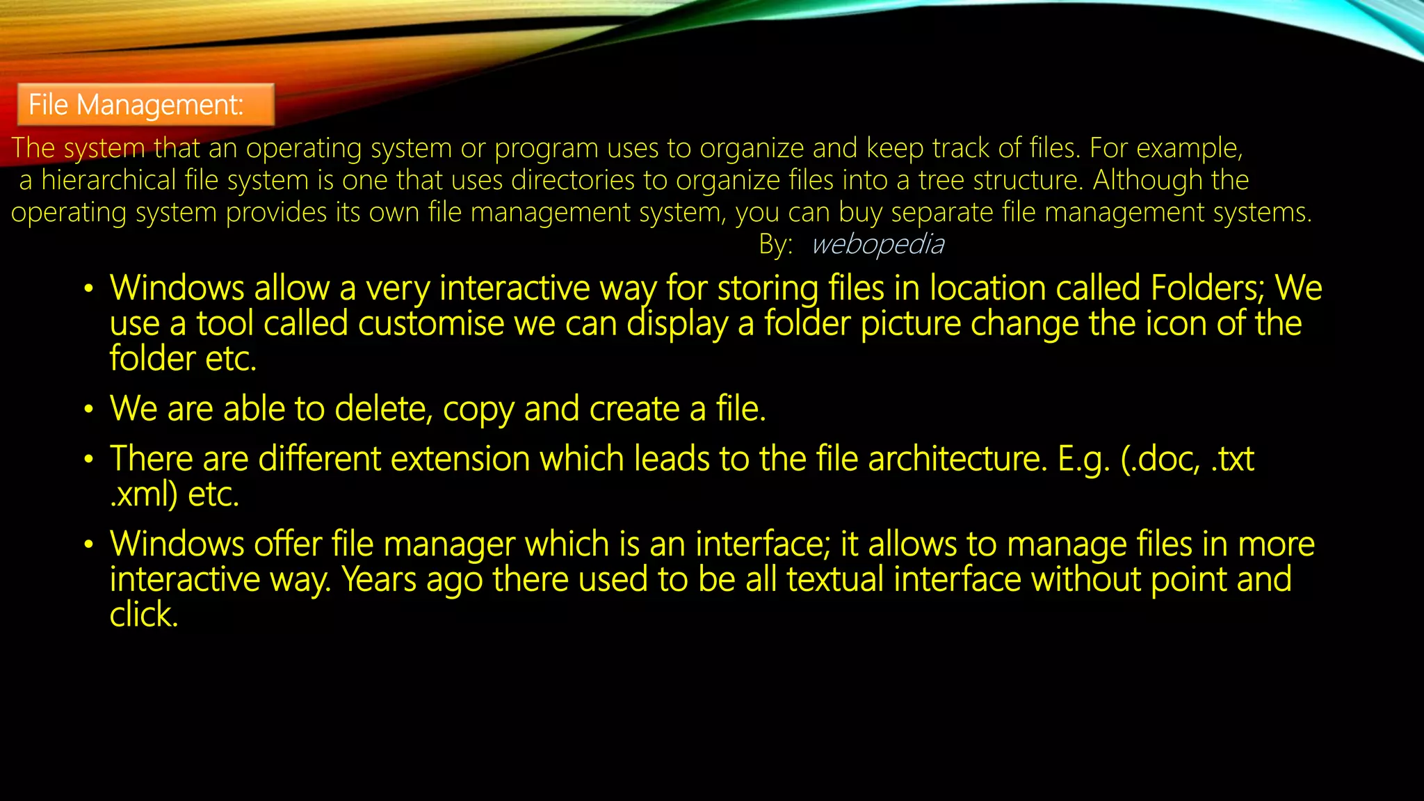 History of Operting System Windows and a simple comparision | PPT