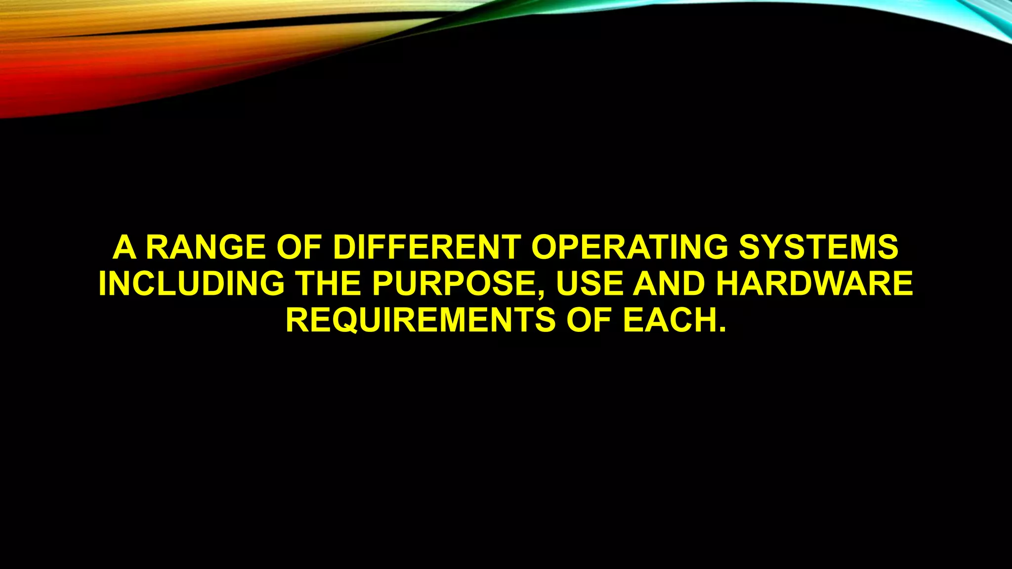 History of Operting System Windows and a simple comparision | PPT
