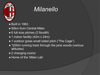 AC Milan Methodology | PDF