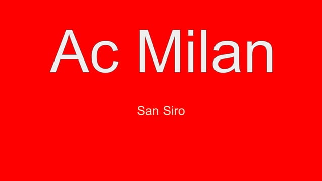 Ac milan | PPT