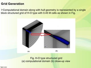 Computation of Hydrodynamic Characteristics of Ships using CFD | PPT