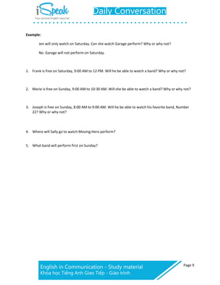 Chapter 11 unit 3. i'm listening to... | PDF