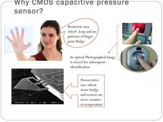 A cmos capacitive pressure sensor chip for finger | PPT