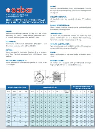 Electric Motors By Sabar Engineering Private Limited | PDF