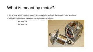 working of induction motor and its types | PPT