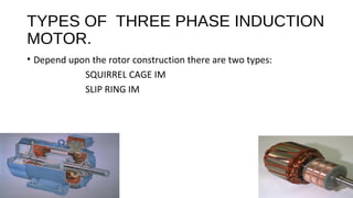 working of induction motor and its types | PPT