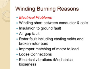 Ac motor winding | PPTX