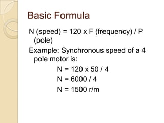 Ac motor winding | PPTX