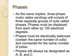 Ac motor winding | PPTX
