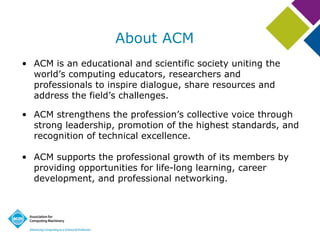 Acm Overview | PPT