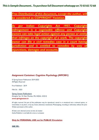 AC MPC001 2024 Sample.pdf | Educational Assessment | Education