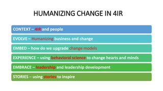 Humanizing Change in the Fourth Industrial Revolution | PPT