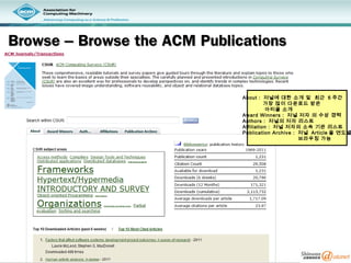 Acm portal 매뉴얼 | PPT