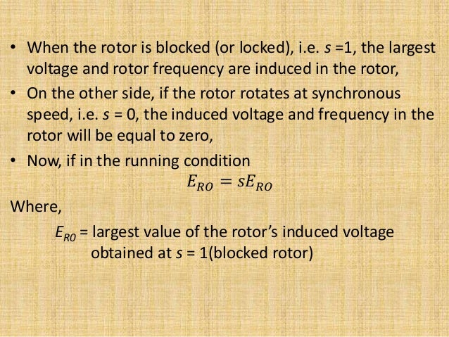 No-load & blocked rotor test, Equivalent circuit, Phasor diagram No-load & blocked rotor test, Equivalent circuit, Phasor diagram