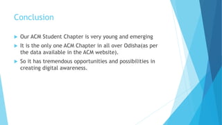 KIIT University ACM Student Chapter | PDF