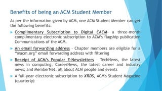 KIIT University ACM Student Chapter | PDF