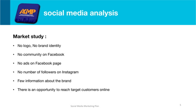 Acmp social media analysis plan | PPT