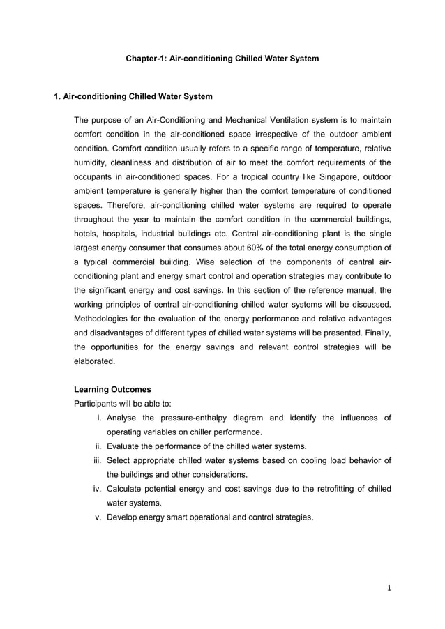ACMV SYSTEM | PDF | Power and Energy Industry | Industries