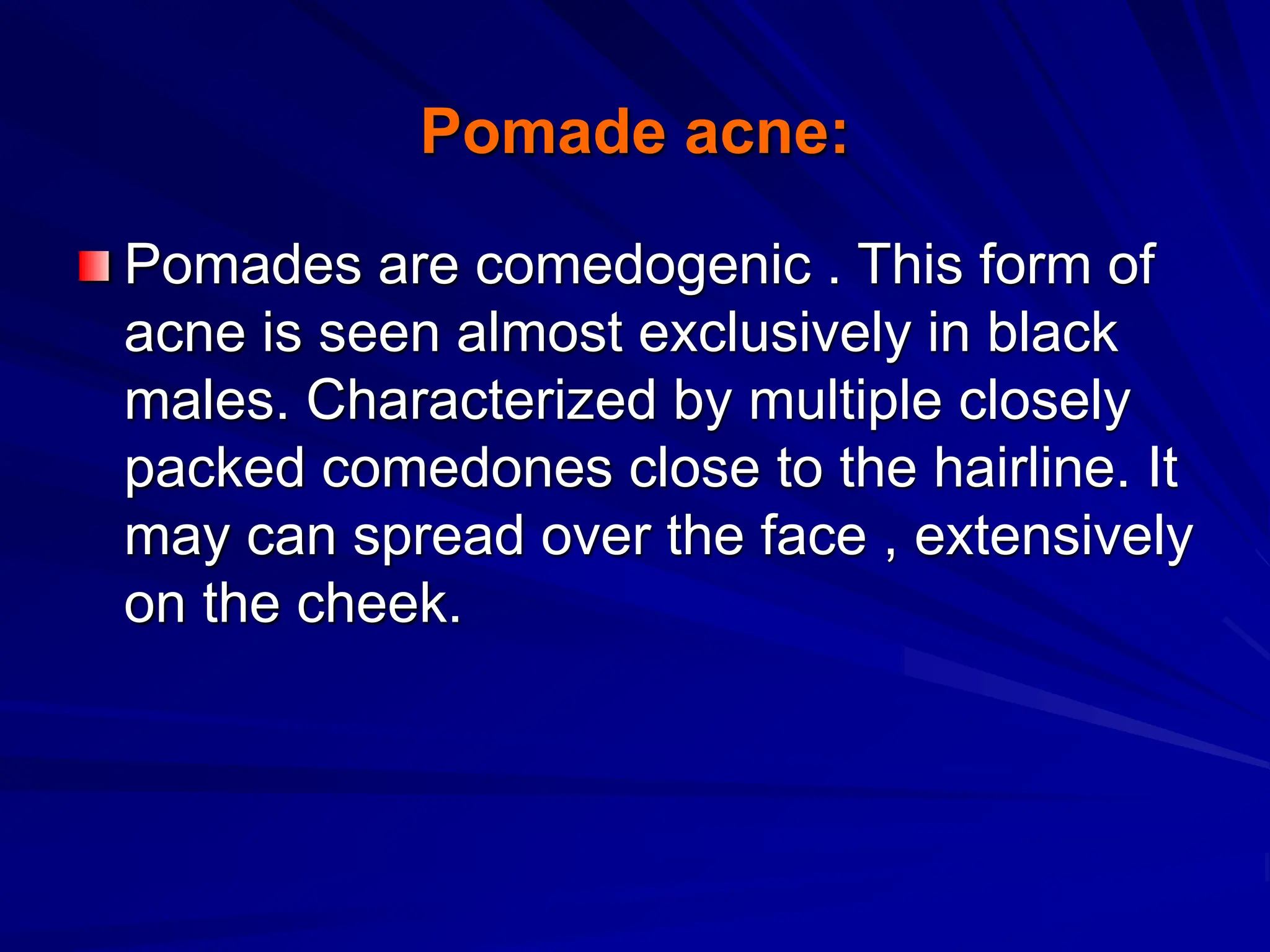 acne.ppt pharmacotherapy for treating acne | PPT