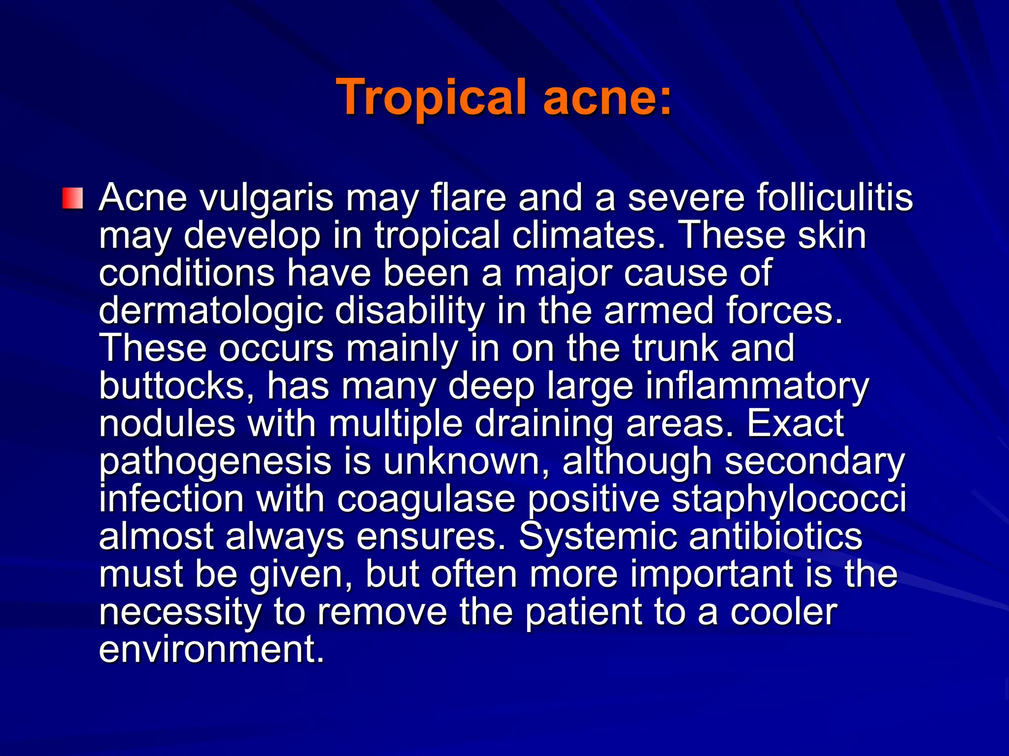acne.ppt pharmacotherapy for treating acne | PPT