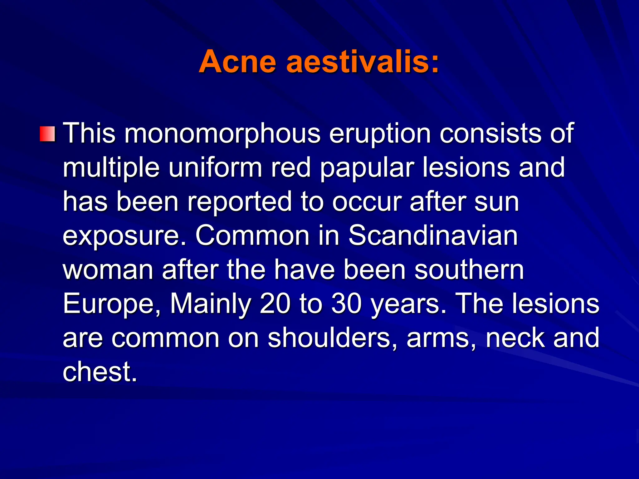 acne.ppt pharmacotherapy for treating acne | PPT