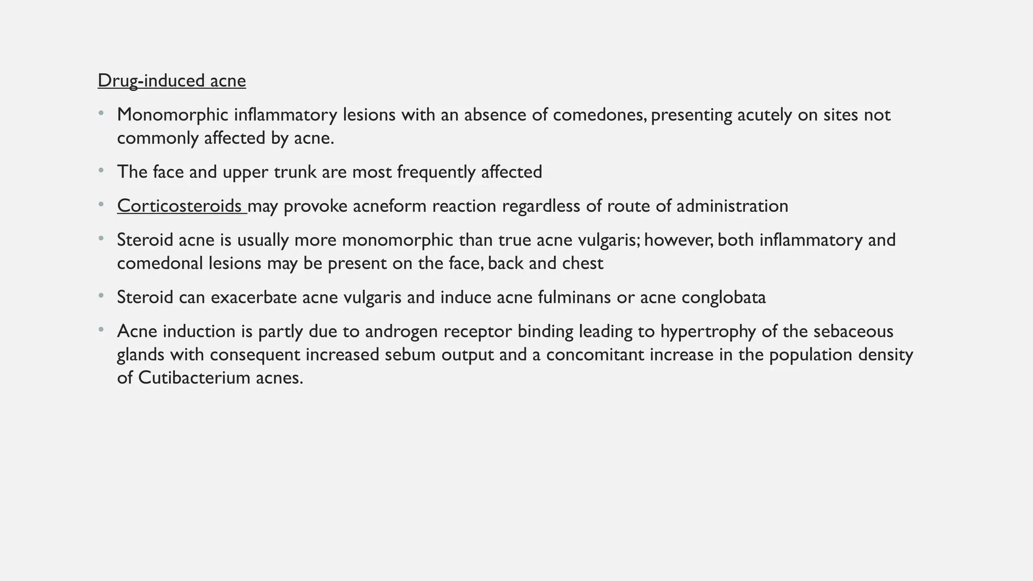 Acne- pathophysiology and types of acne. | PPTX