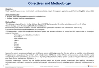 Acne treatments patent landscape | PDF | Skin and Dermatology ...