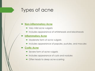 Acne and burns | PPT