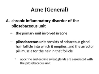 Acne and Disorders of Sebaceous Glands and Hair Clinical Pathology ...