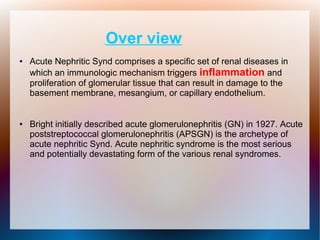 Ac nephritic synd | ODP
