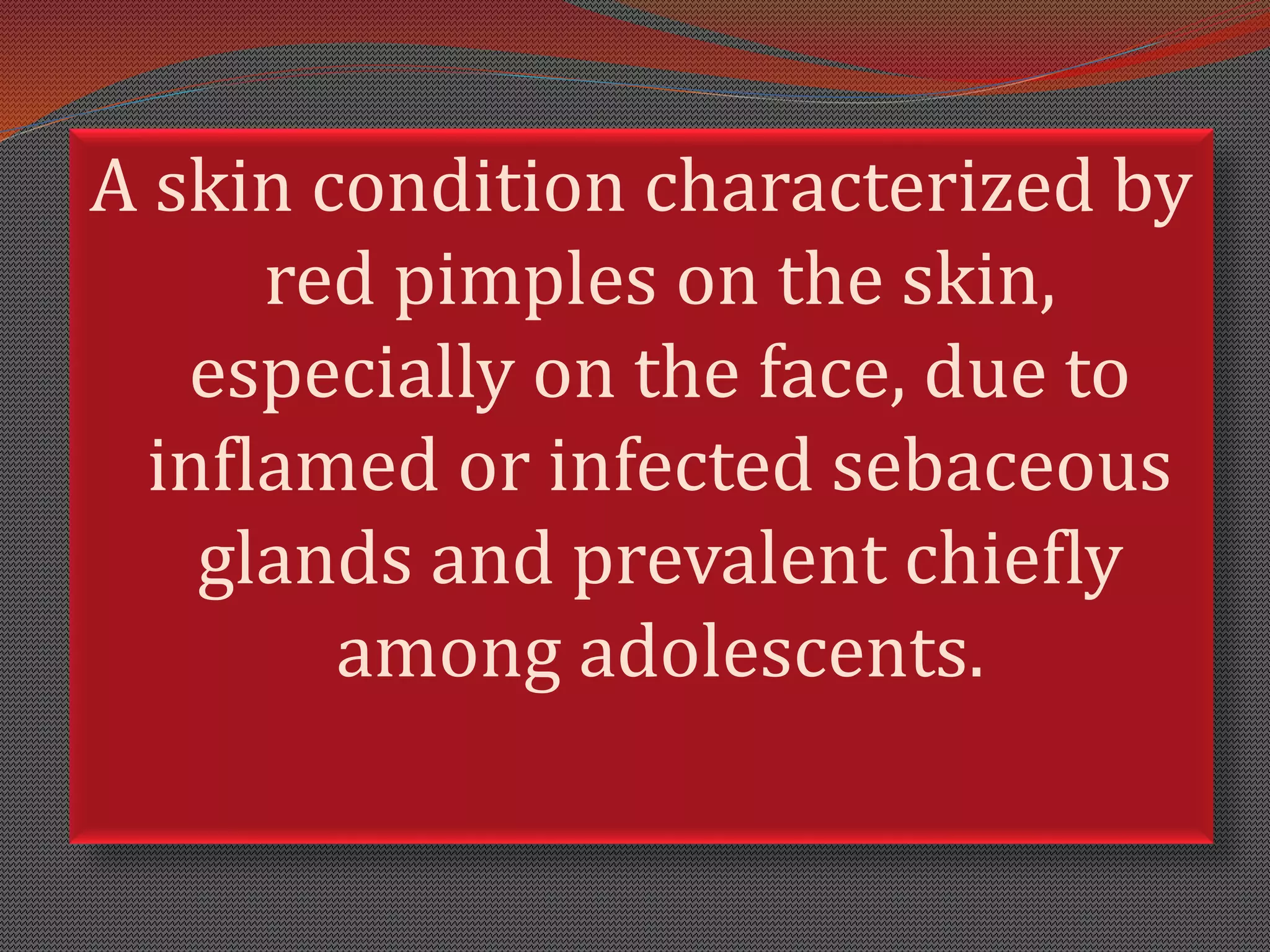 Acne ppt | PPTX