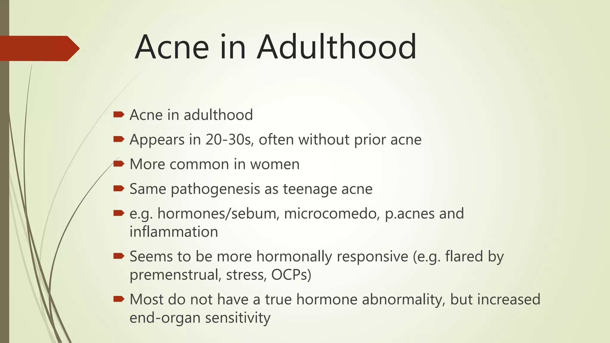 Acne presentation | PPTX | Pregnancy | Reproductive Health