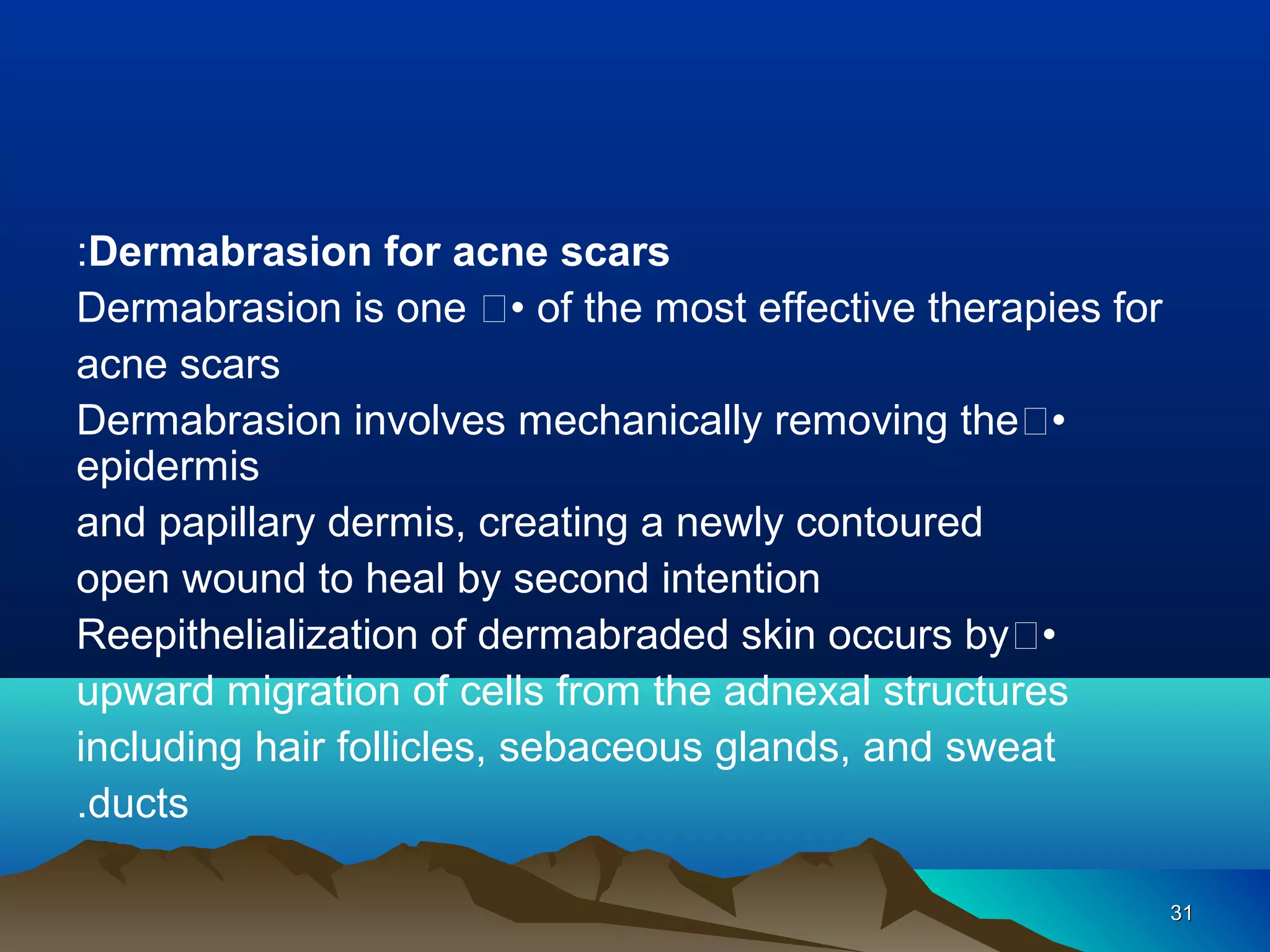 Acne scar treatment | PPT