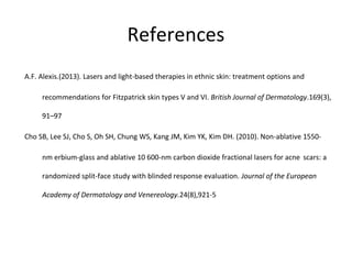 Acne scar treatment by Dr. wutinan sithipolvanichgul,MD | PPT