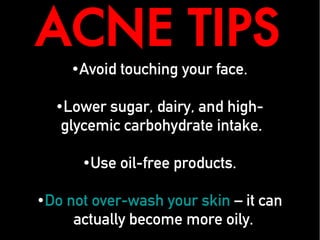 Acne Statistics in America - Acne Tips and Infographic | PPT
