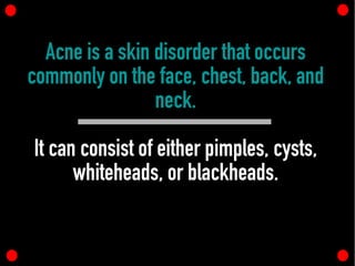Acne Statistics in America - Acne Tips and Infographic | PDF