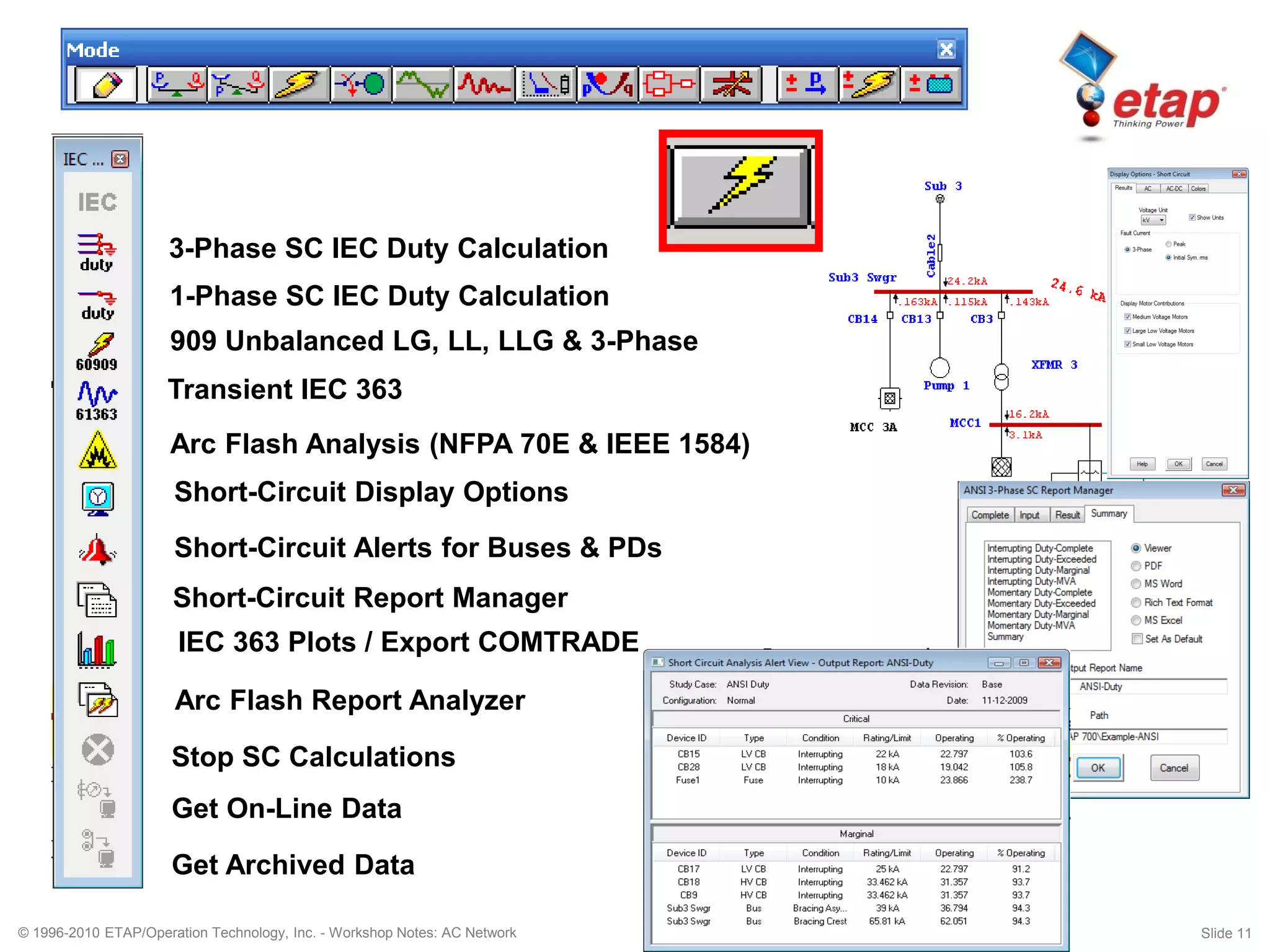 ETAP - Ac networks | PDF