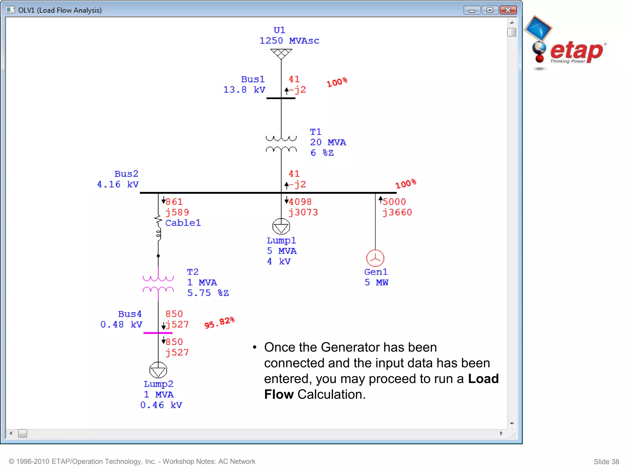 ETAP - Ac networks | PDF