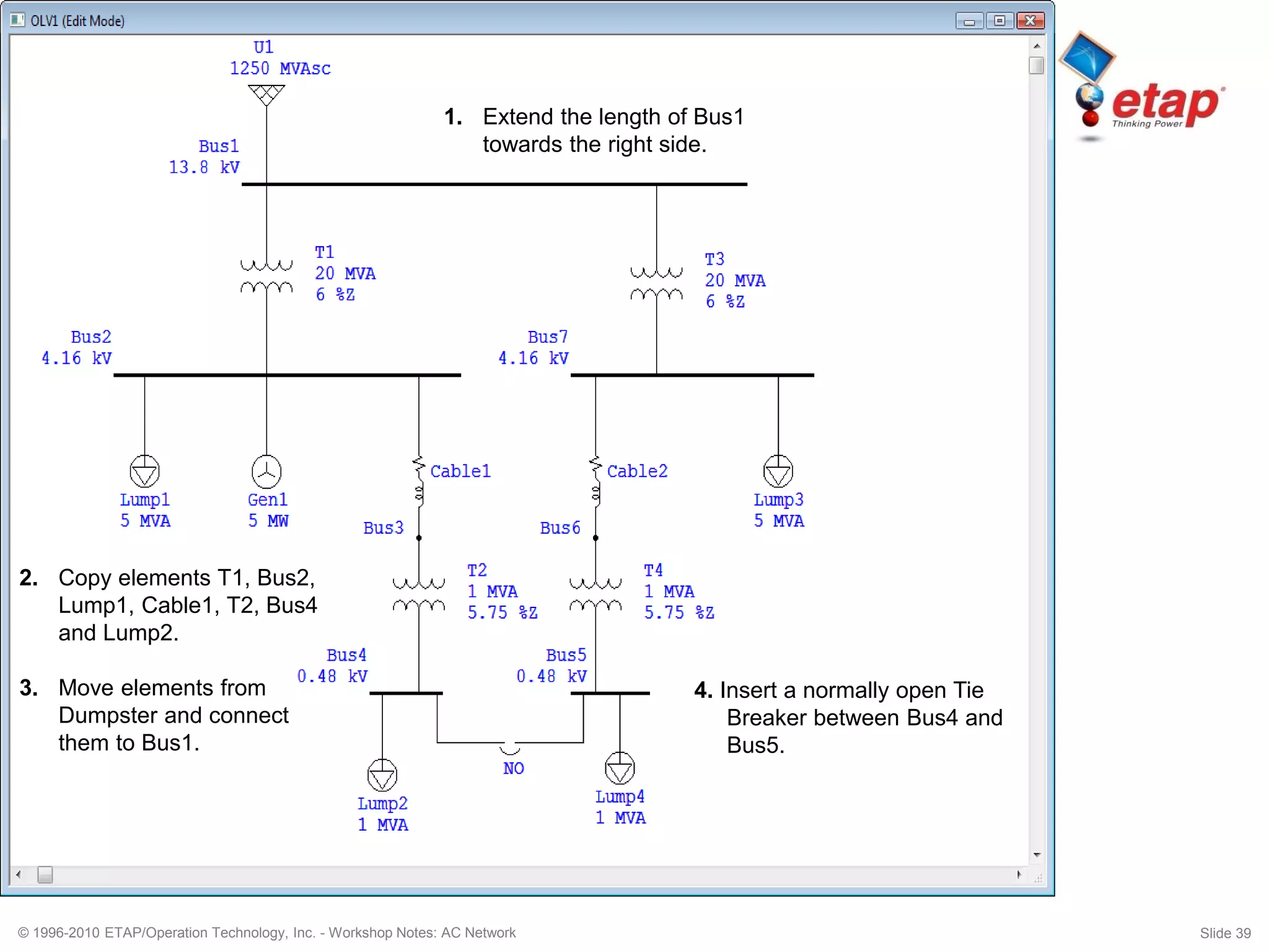 ETAP - Ac networks | PDF