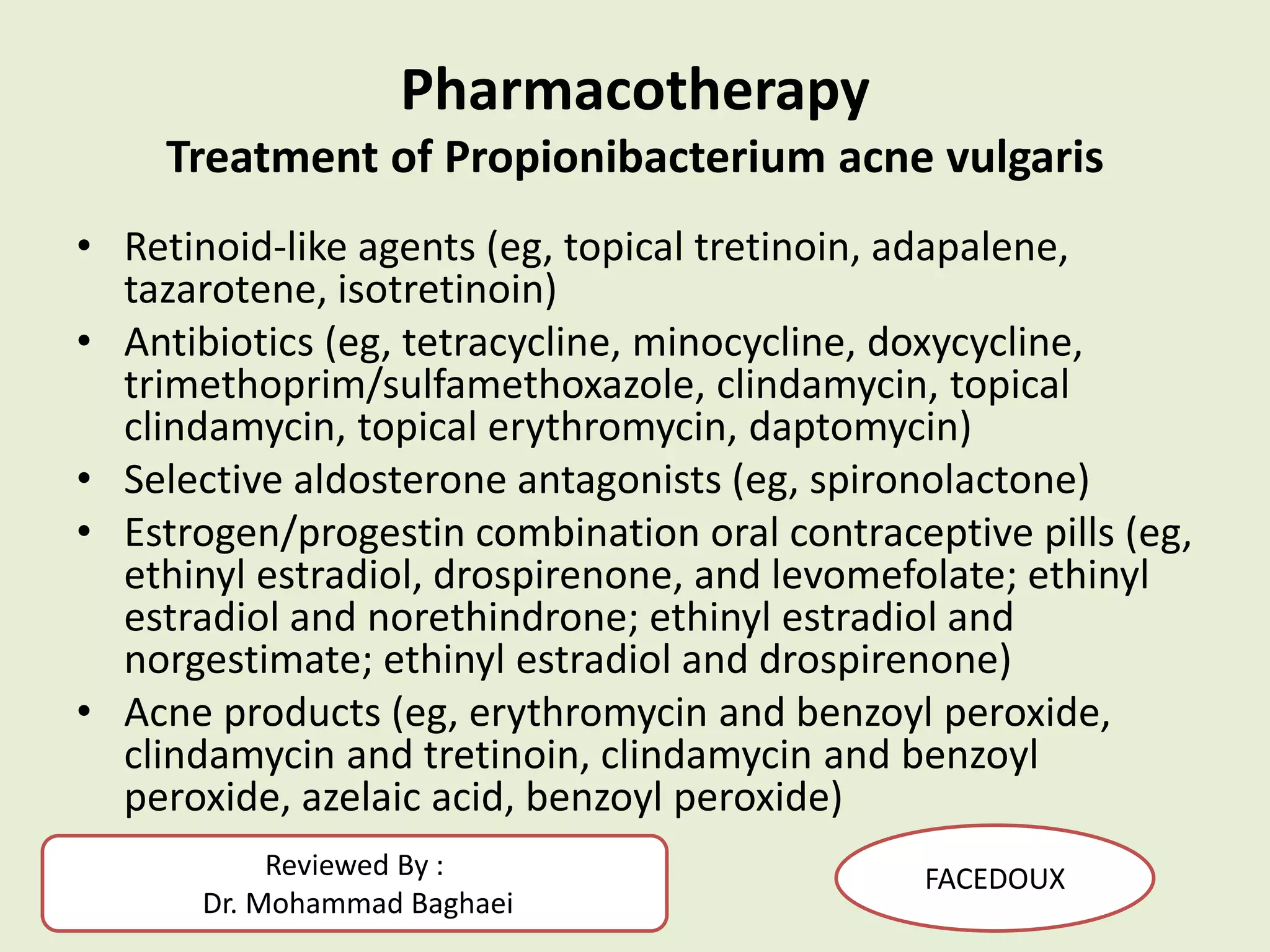 Acne vulgaris - COSMETIC | PPSX