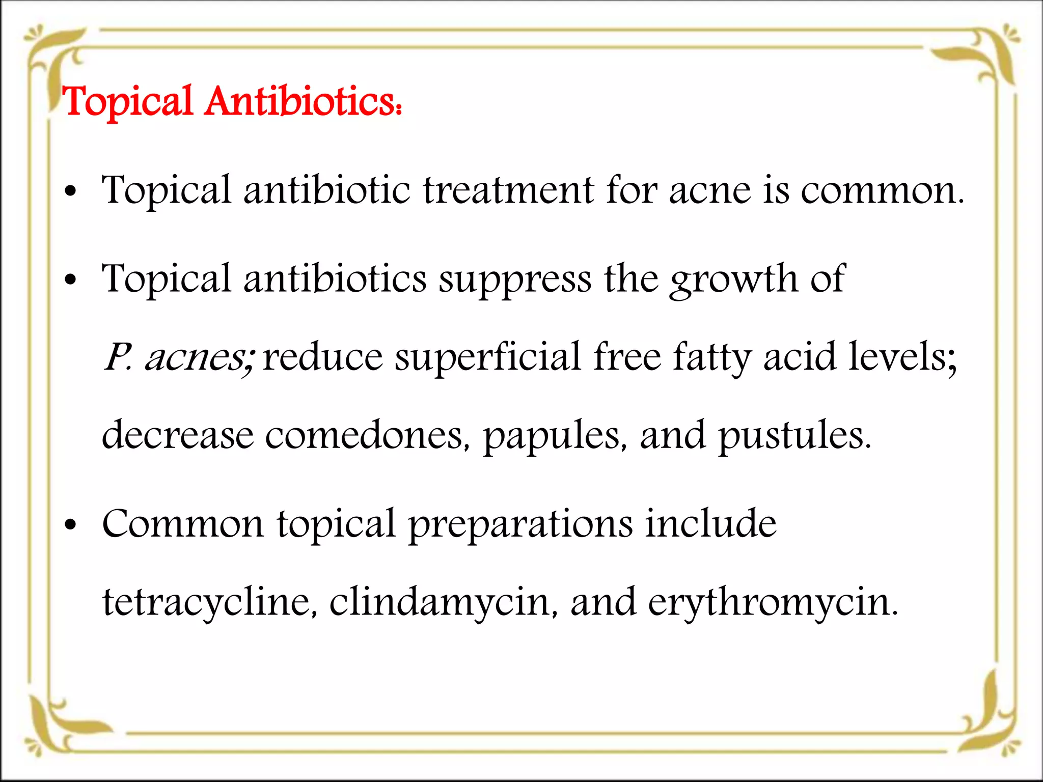 Acne vulgaris | PPTX