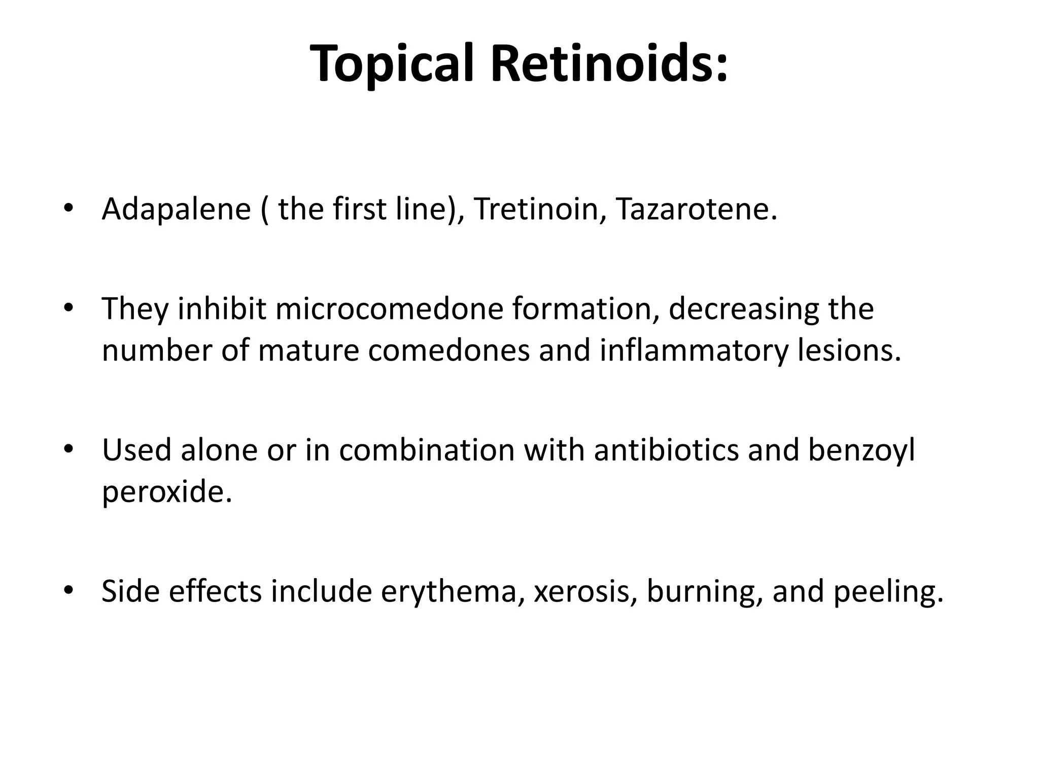 Acne Vulgaris - Pharmacotherapy | PPTX
