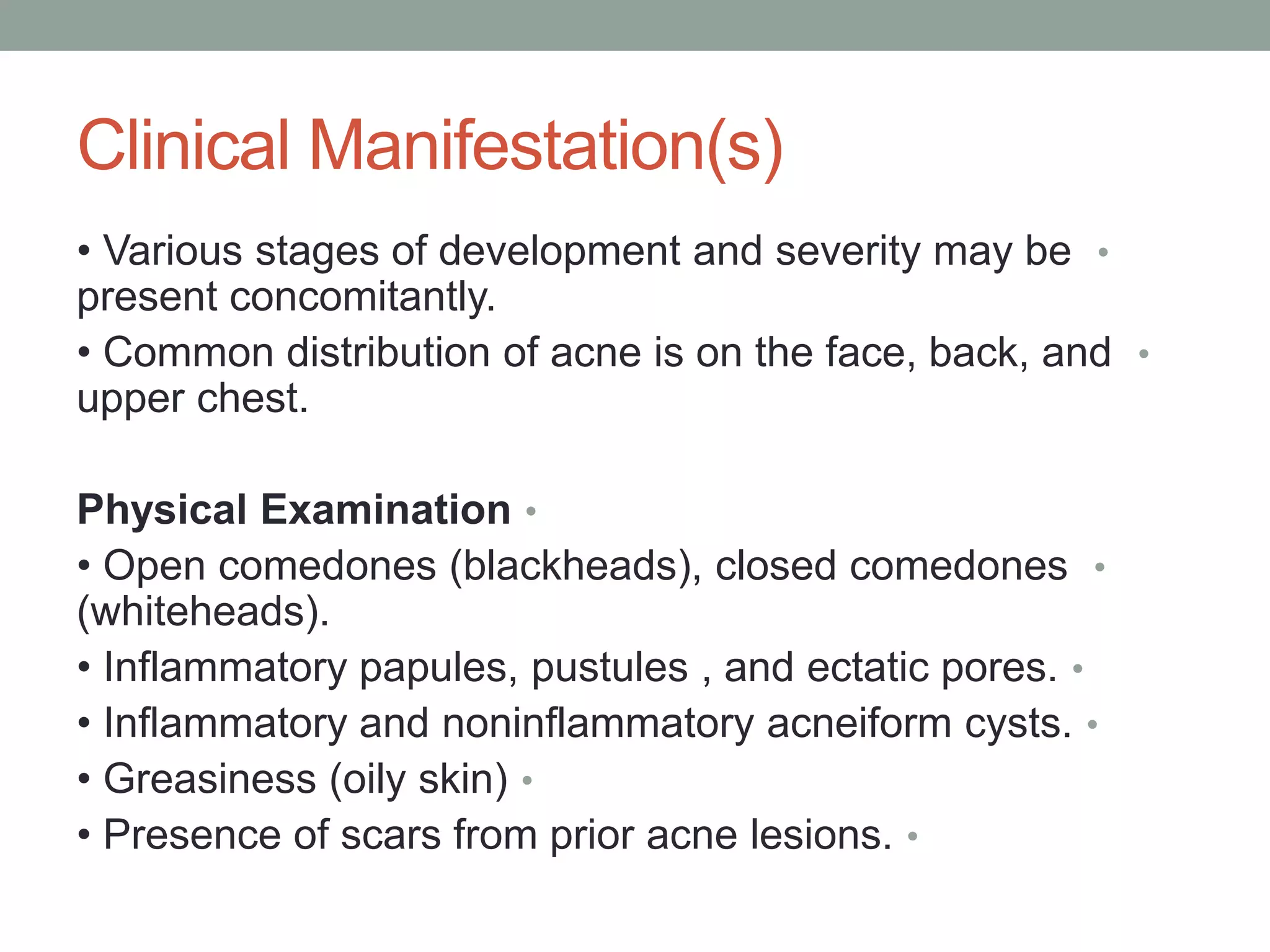 Acne vulgaris | PPTX