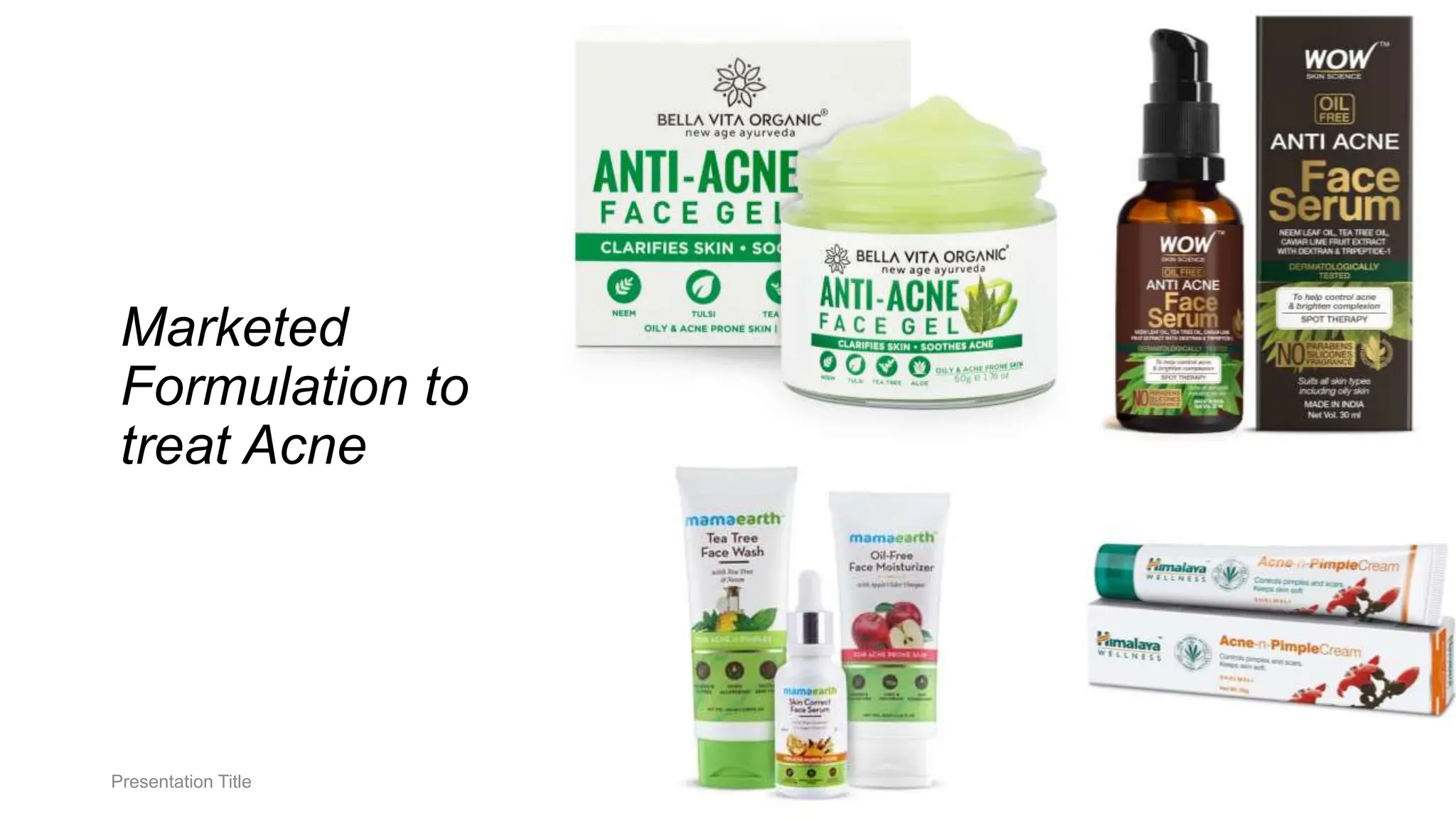 acne vulgaris -Mpharm (2nd semester) Cosmetics and cosmeceuticals | PPTX