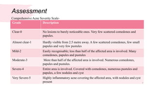 acne vulgaris -Mpharm (2nd semester) Cosmetics and cosmeceuticals | PPTX